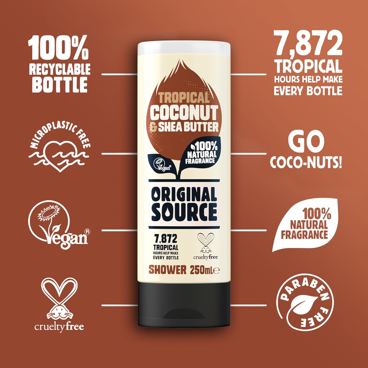 Original Source Tropical Coconut & Shea Butter Shower, 500ml ...