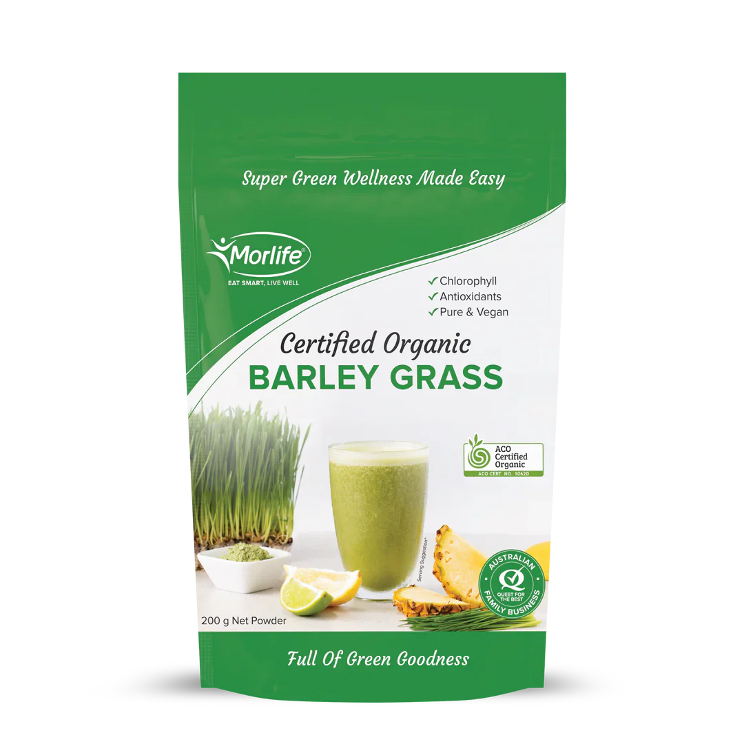 Morlife Organic Barley Grass 200GM – Cutprice Online